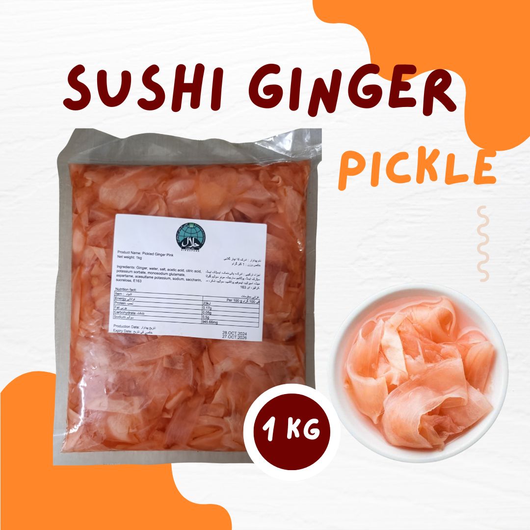 Sushi Ginger Pickle/ Pickled Ginger Pink 1kg – ANAAN